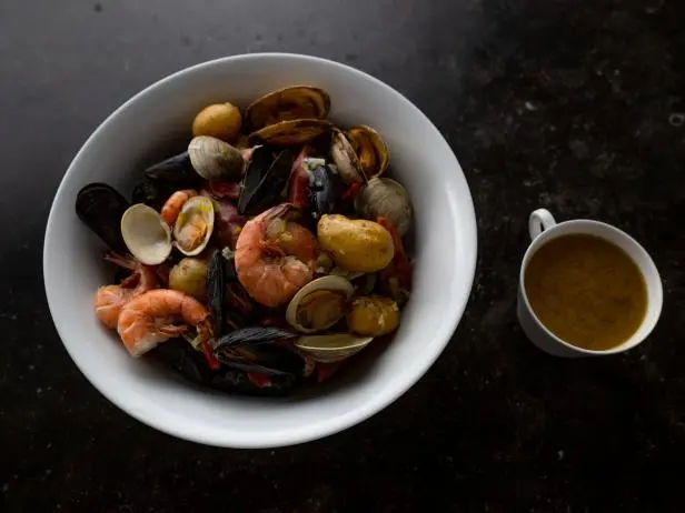 Kitchen Clambake with Potatoes Recipe | Ina Garten | Food Network