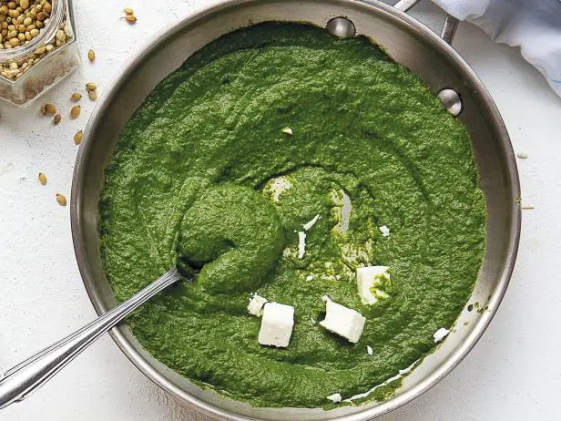 Spinach and Feta Cooked Like Saag Paneer Recipe | Priya Krishna | Food ...