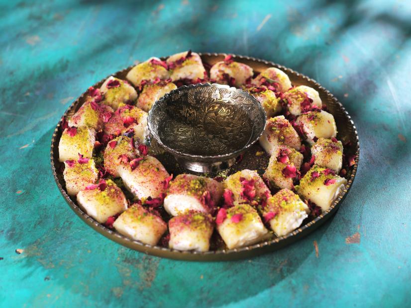 Halawet El Jebn (Sweet Cheese Rolls) Recipe | Food Network