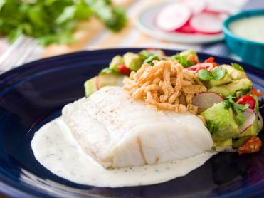 Olive Oil-Poached Cod Recipe | Wanna Make This? | Food Network