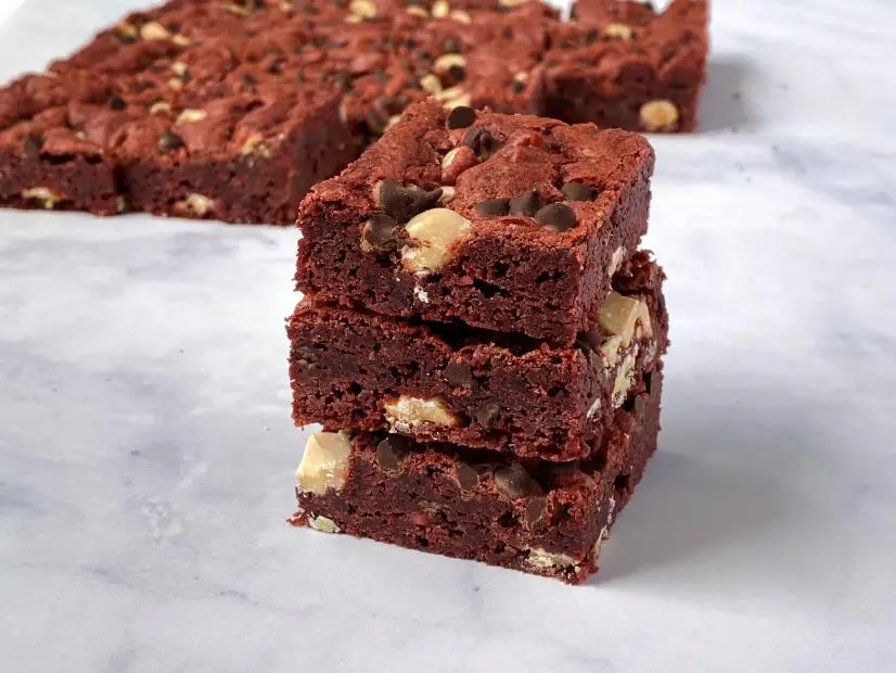 Chewy Red Velvet Cookie Bars Recipe | Dan Langan | Food Network