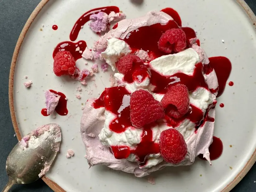 Raspberry Pavlovas and Cream Recipe | Justin Chapple | Food Network