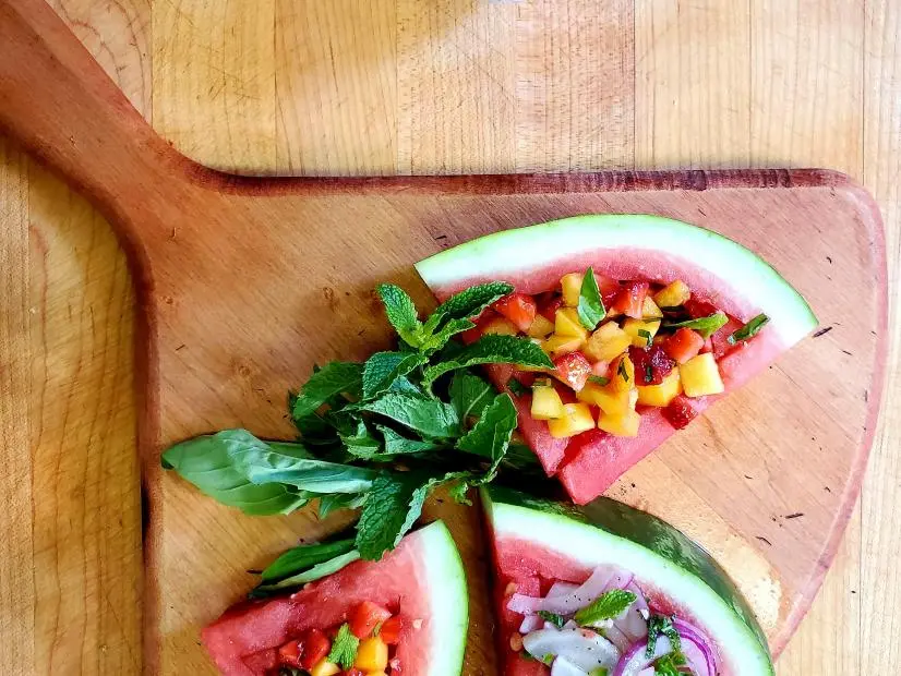 Watermelon Plates Recipe | Carla Hall | Food Network