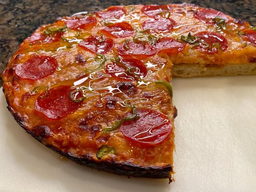 Peanut Butter and Pepperoni Pizza Recipe | Gabriela Rodiles | Food Network