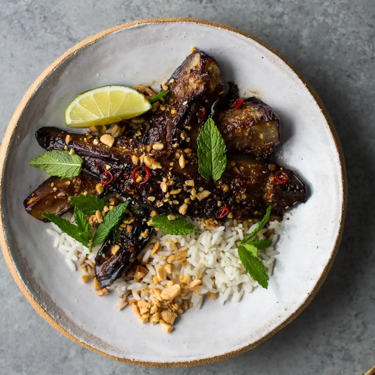 how to cook eggplant thai style