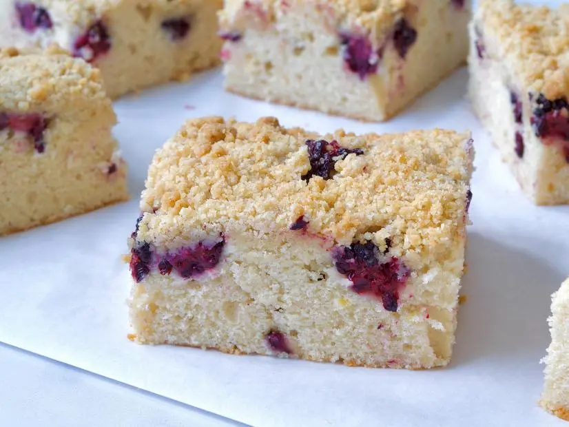 Blackberry Buckle Coffee Cake Recipe | Dan Langan | Food Network