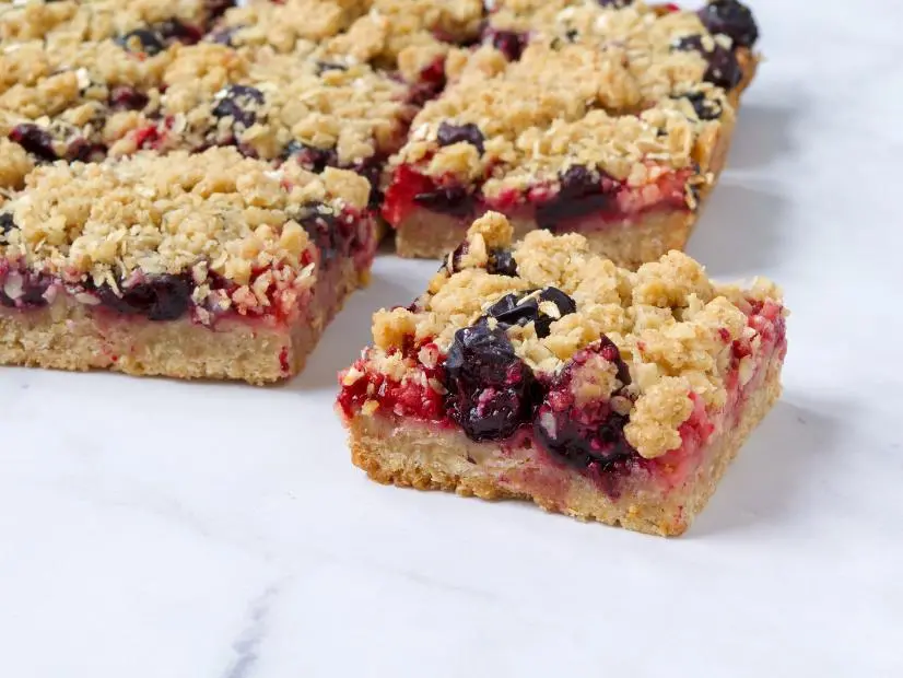 Berry Crumble Bars Recipe | Dan Langan | Food Network