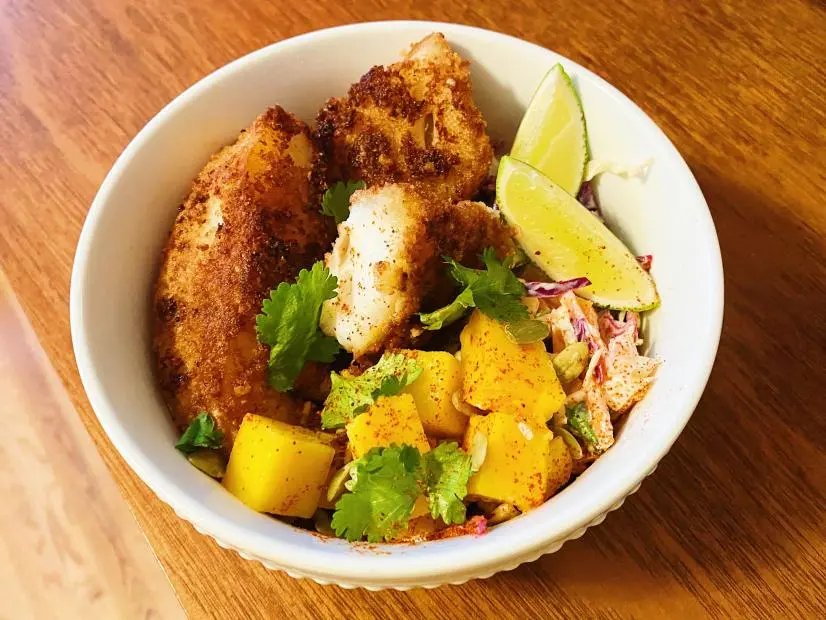 Fish Taco Bowls Recipe | Gabriela Rodiles | Food Network