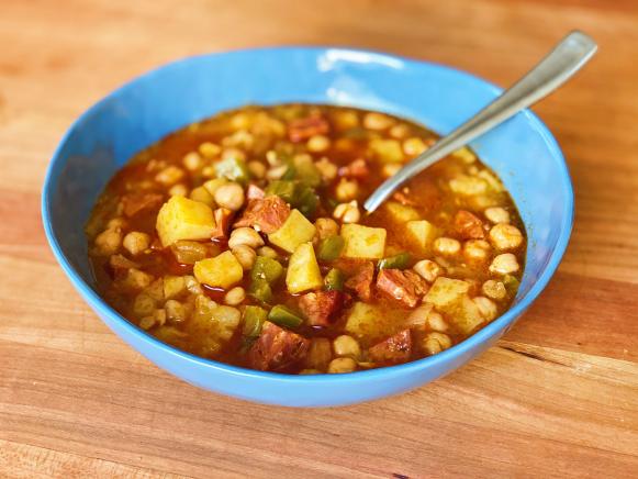 Potaje de Garbanzos (Cuban Garbanzo Bean Stew) Recipe | Gabriela ...