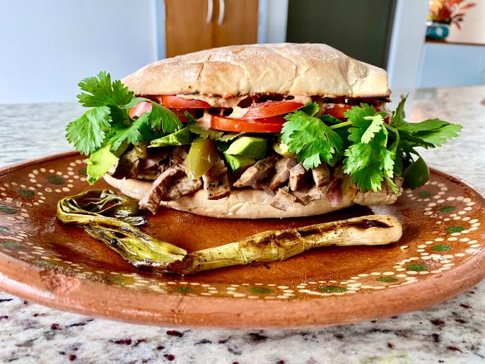 Pepitos (Mexican Steak Sandwiches with Chipotle Crema) Recipe | Rick ...