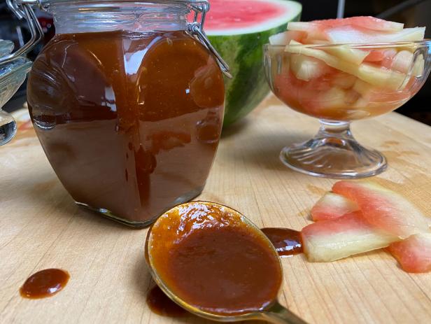 Watermelon BBQ Sauce and Pickled Watermelon Rinds Recipe | Zac Young ...
