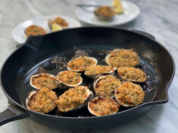 Roasted Clams Casino Recipe | Scott Conant | Food Network