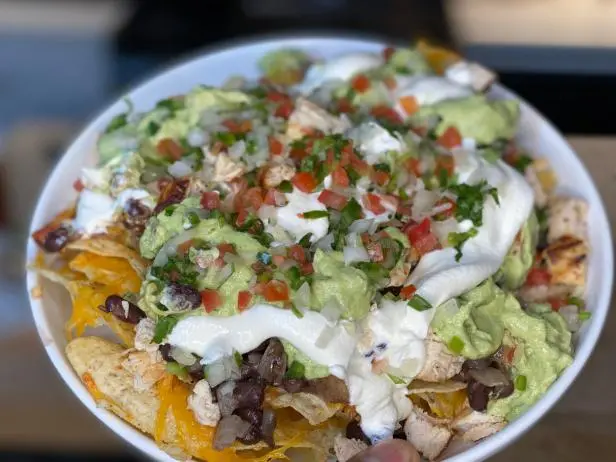 plate nachos