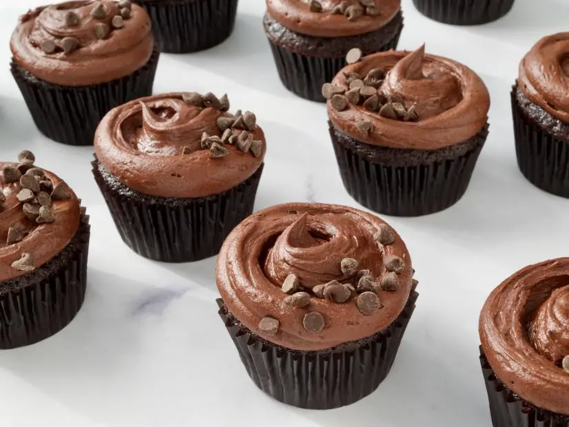 Cream-Filled Blackout Cupcakes Recipe | Dan Langan | Food Network