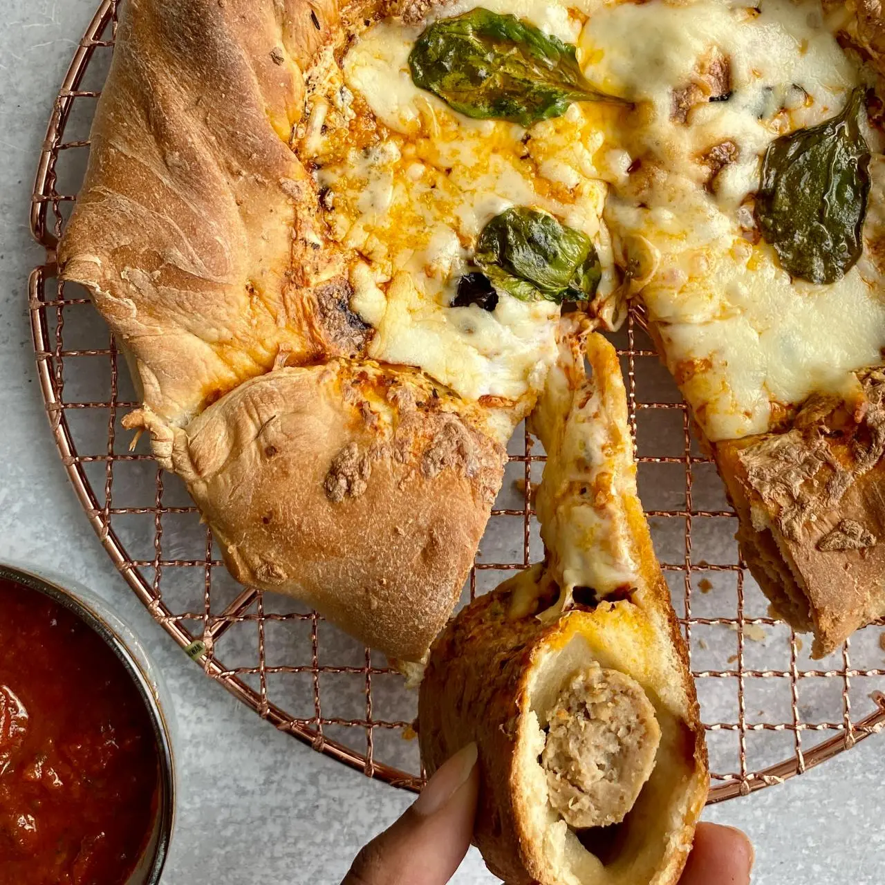 how to cook marby pizza crust