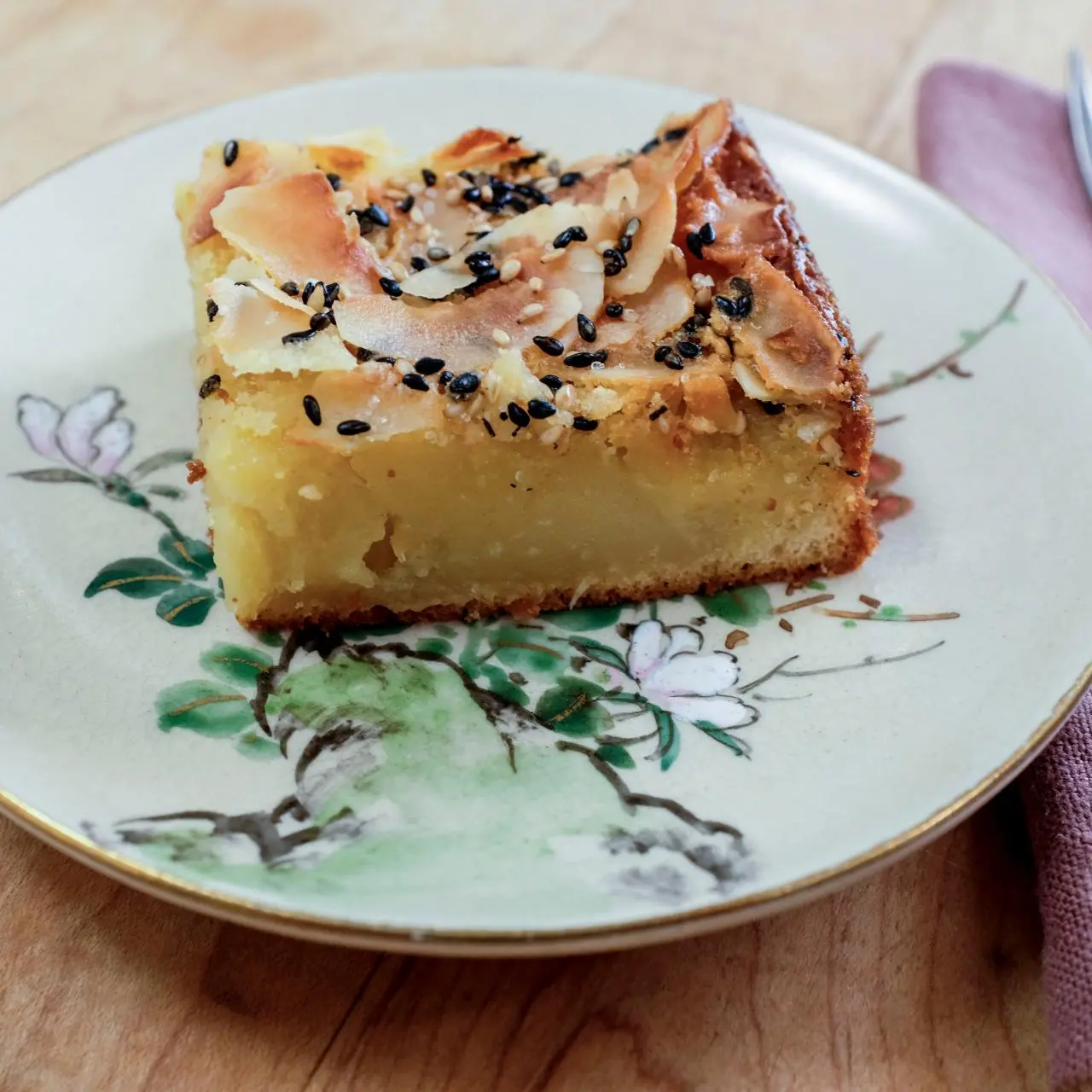 how to cook mochi with sesame