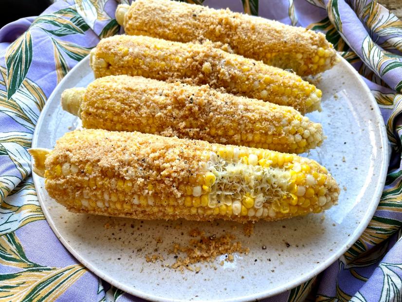 Shortbread-Crusted Corn on the Cob Recipe | Gabriela Rodiles | Food Network
