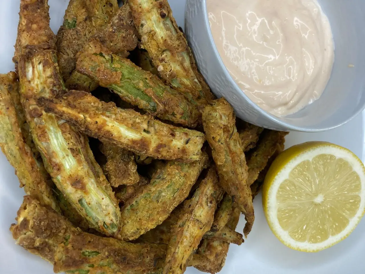 how to cook okra in hot air fryer