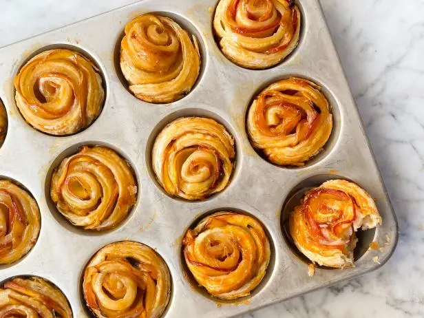 Nectarine Rose Tarts Recipe | Erin Jeanne McDowell | Food Network