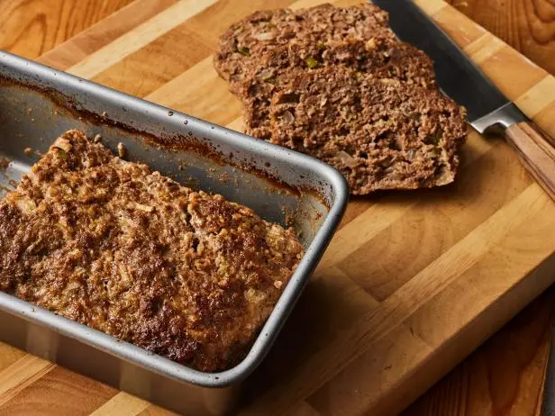Oatmeal works as a binding agent in this meatloaf from Food Network ...