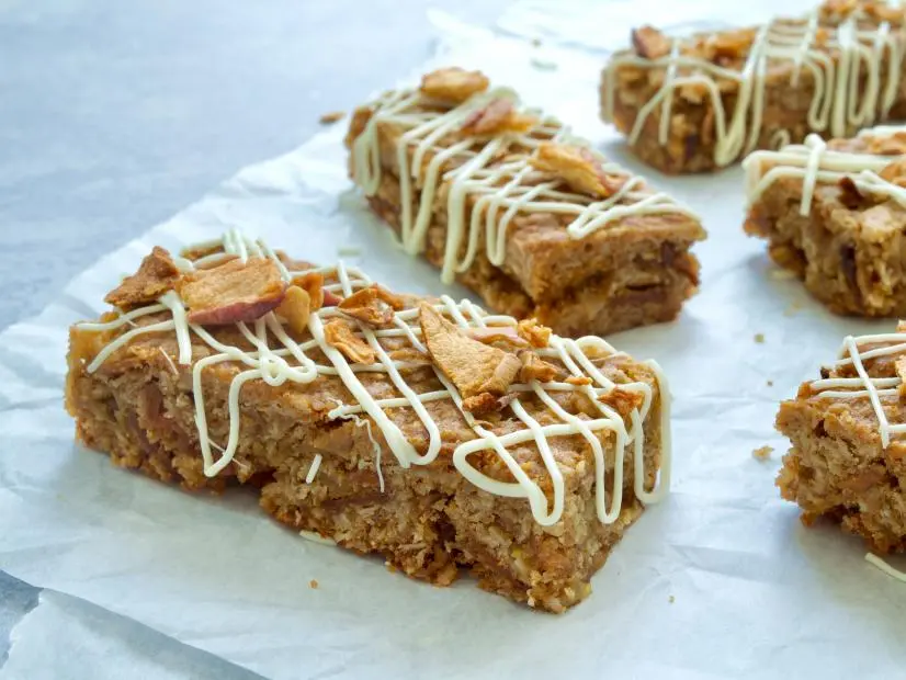 Apple Peanut Butter Bars Recipe | Dan Langan | Food Network