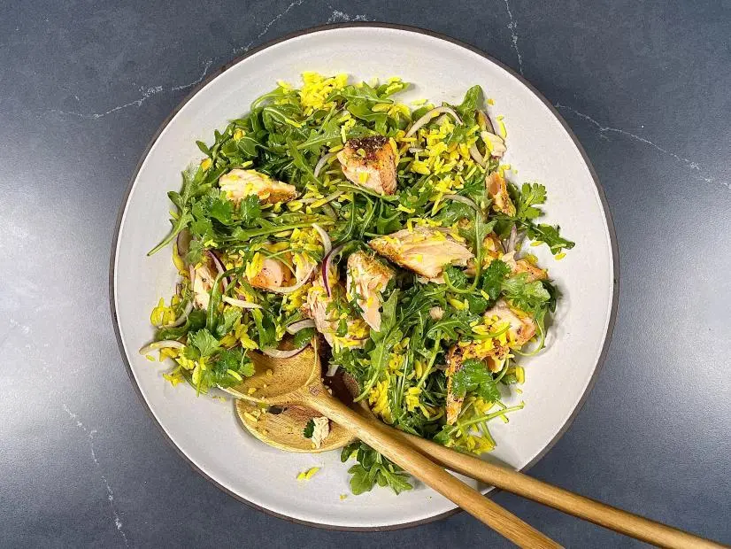 Date-Night Salmon Salad Recipe | Justin Chapple | Food Network