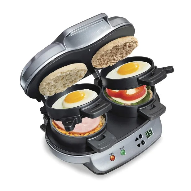 how to cook eggs on a sandwich press