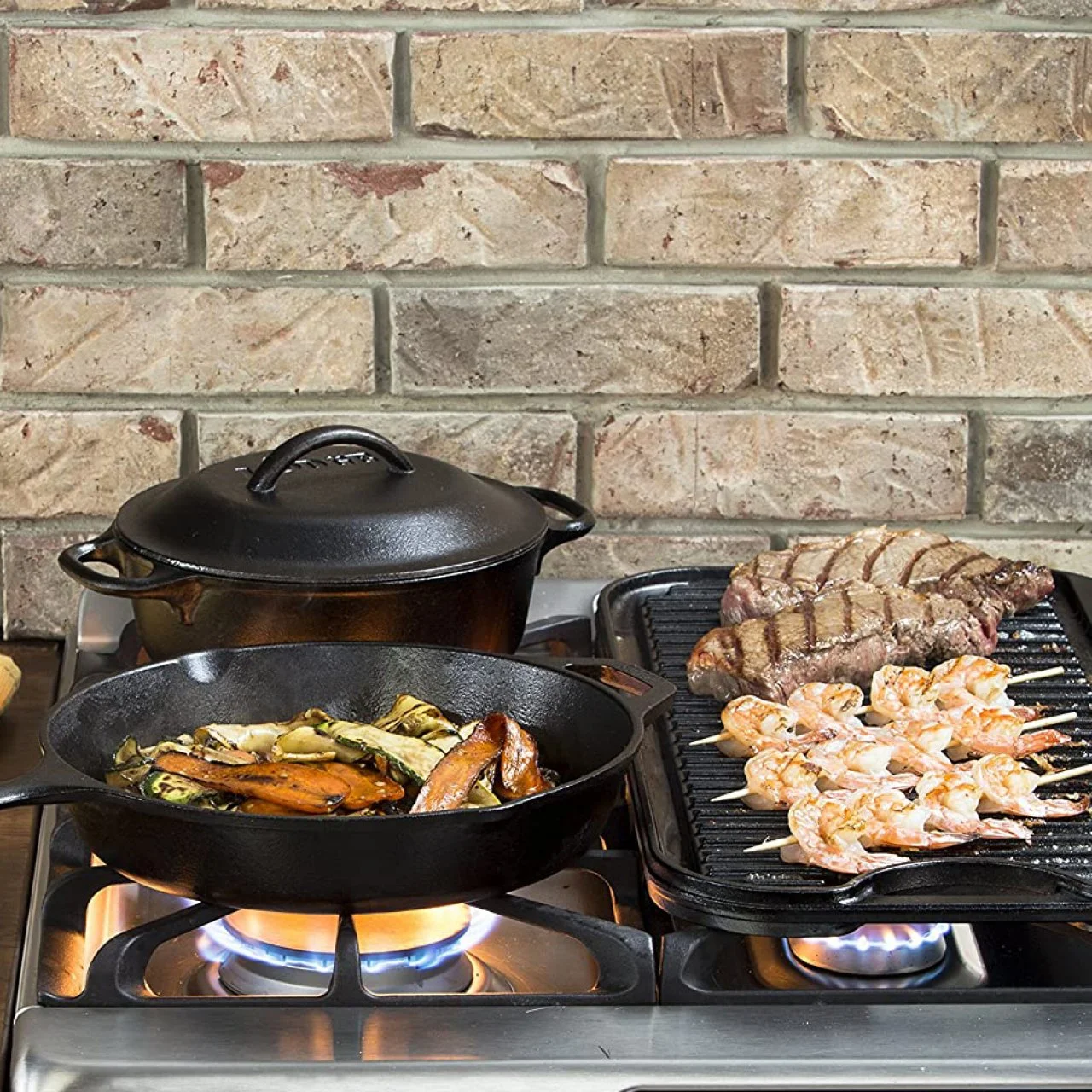 how to cook with lodge cast iron grill pan