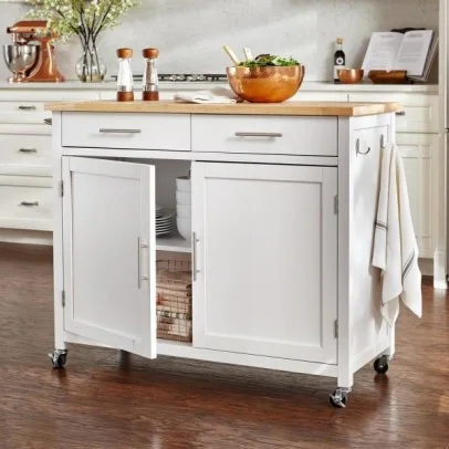 The All-In-One Mobile Kitchen Cart That Transformed My Kitchen | Food ...