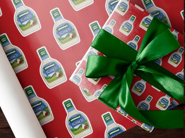 All the Best Food-Themed Christmas Gift Wrap, Cards, Bags and Tags ...