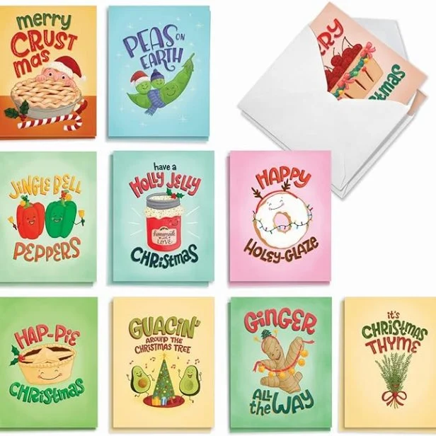 All the Best Food-Themed Christmas Gift Wrap, Cards, Bags and Tags ...