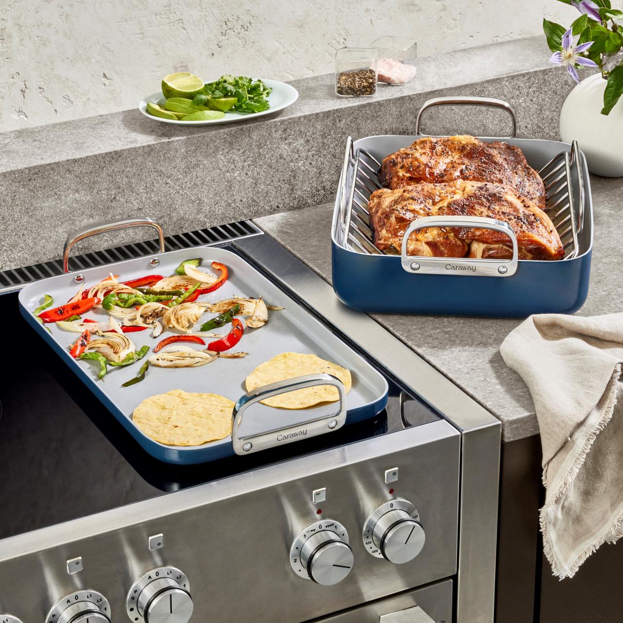 Caraway's Squareware Collection Cookware Launch | Shopping | Food Network