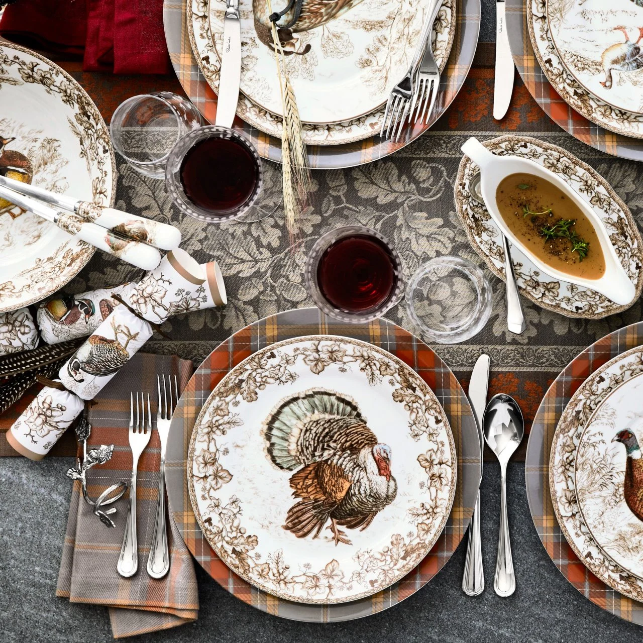 turkey dinner plates