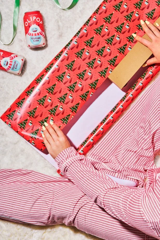 Olipop Launches First-Ever Soda-Scented Wrapping Paper | Food Network