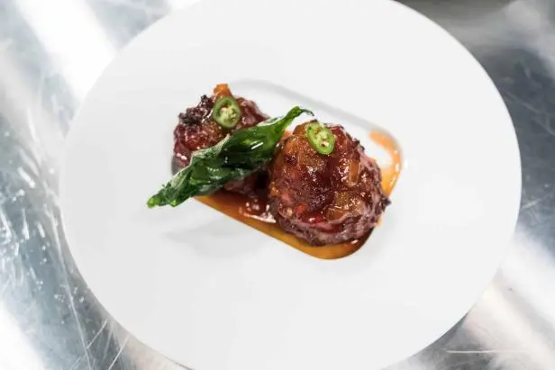 Bologna BBQ Meatballs Recipe | Matthew Grunwald | Food Network