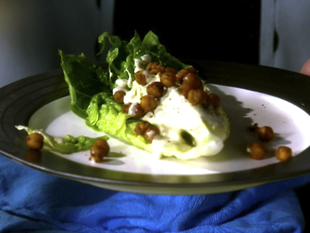 Spanish Caesar with Chickpea Croutons Recipe - Chef's Resource Recipes