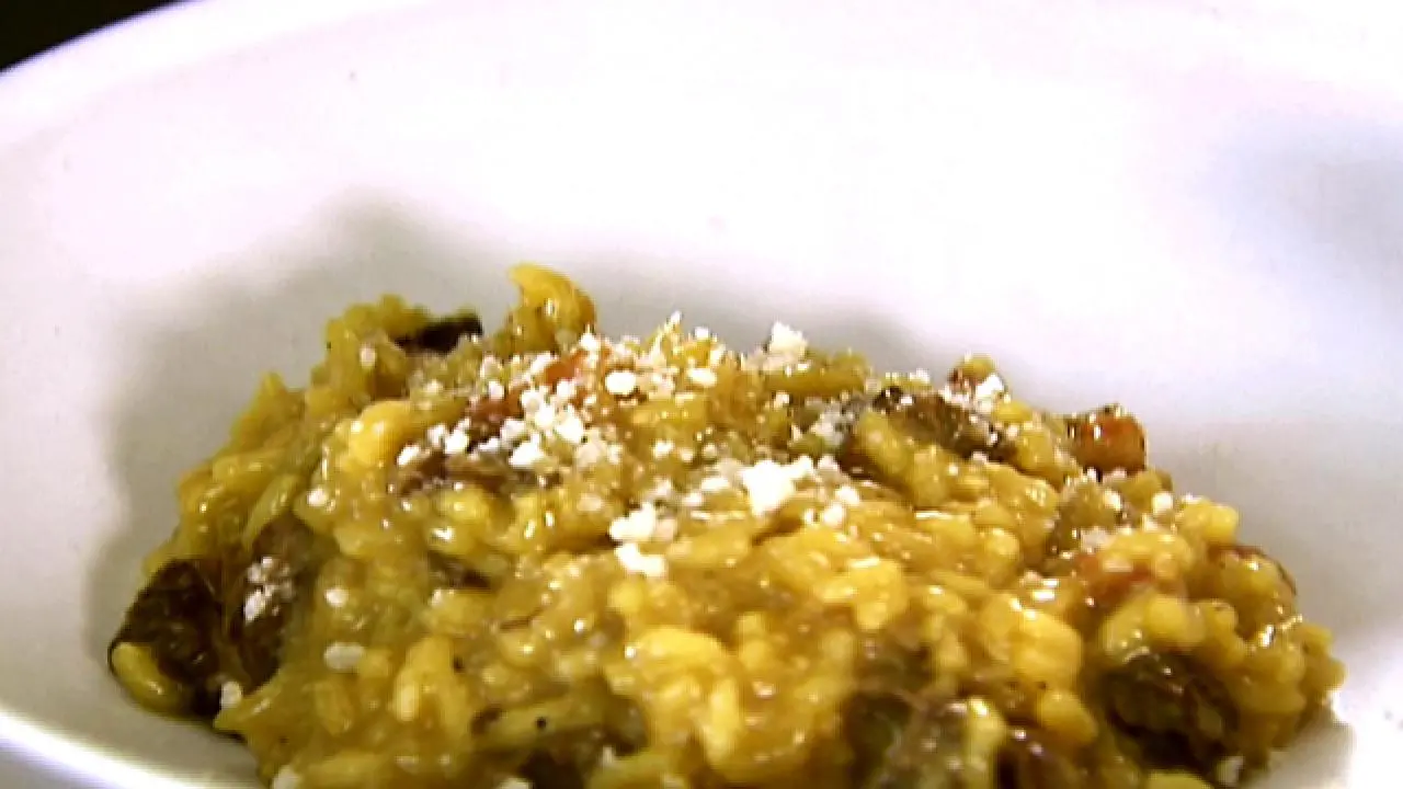Wild Mushroom Risotto Recipe | Ina Garten | Food Network
