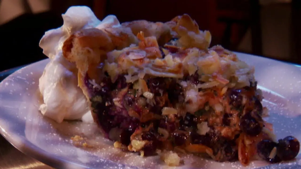 Blueberry Goat Cheese Pie Recipe | Food Network