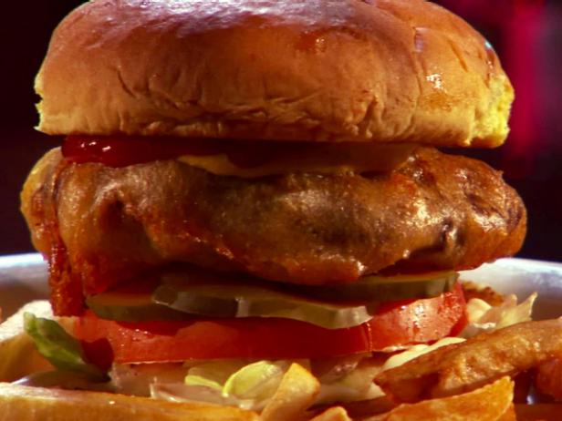 The "DDD" Burger Recipe | Food Network