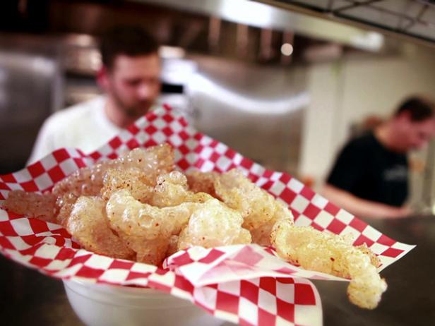 Pork Rinds with Chile Lime Salt Recipe | Food Network