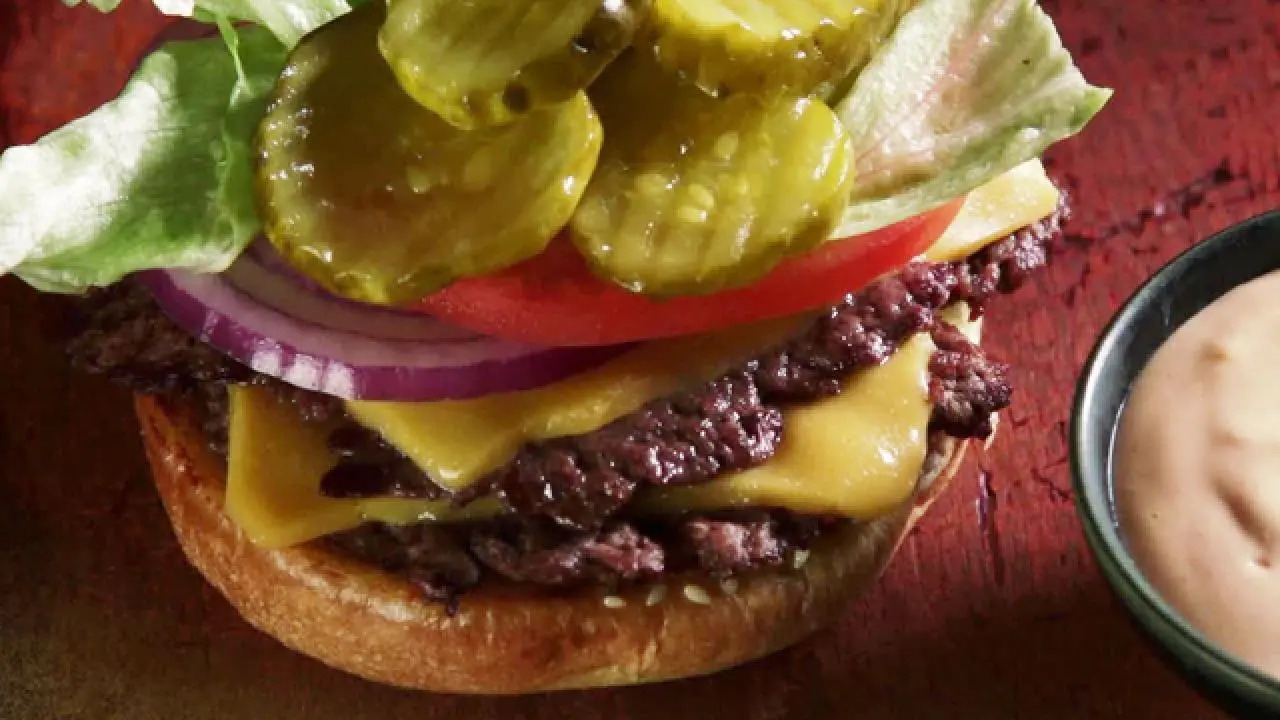 All-American Double Patty Cheeseburgers with Nancy's Special Sauce ...