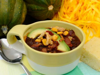 Cornbread Topped Chili Con Carne Recipe | Nigella Lawson | Food Network