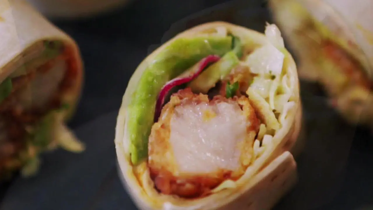 Fish Taco Wraps Recipe | Damaris Phillips | Food Network
