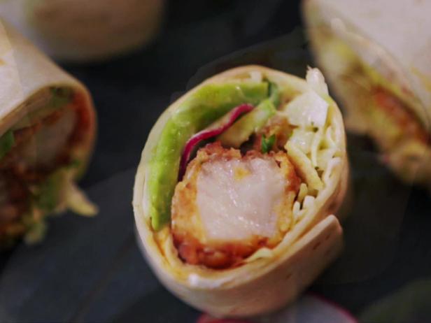 Fish Taco Wraps Recipe | Damaris Phillips | Food Network