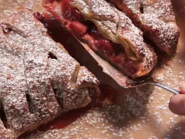 Rustic Braided Strawberry Tart Recipe | Nancy Fuller | Food Network