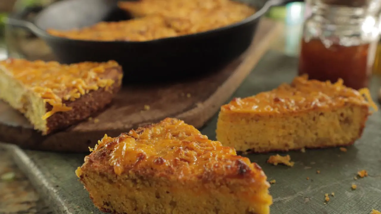Loaded Skillet Cornbread Recipe | Damaris Phillips | Food Network