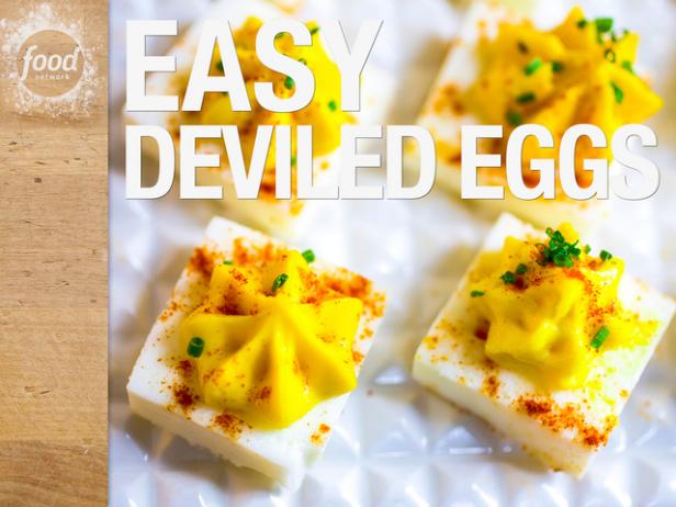 Ridiculously Easy Square Deviled Eggs | Food Network