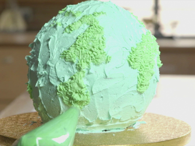 Planet Earth Cake Recipe - Chef's Resource Recipes