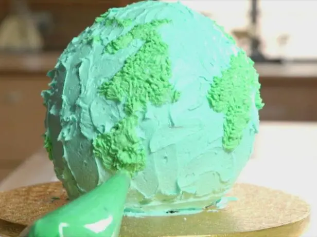 Planet Earth Cake Recipe | Food Network