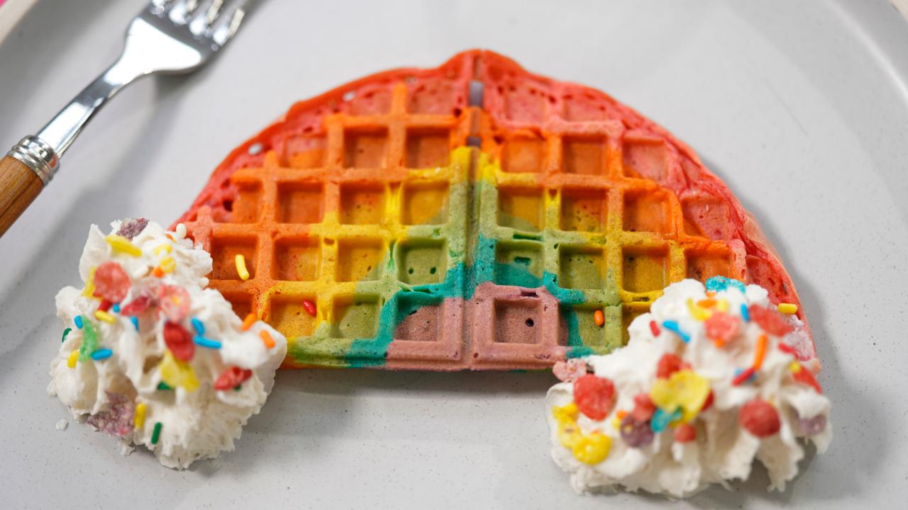 Multi-Colored Waffles | Food Network